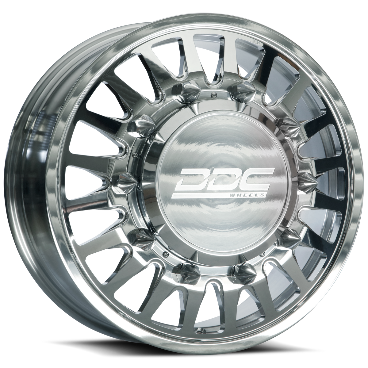 20" DDC The Spoke Forged Polished Wheels — Dually Wheels Canada
