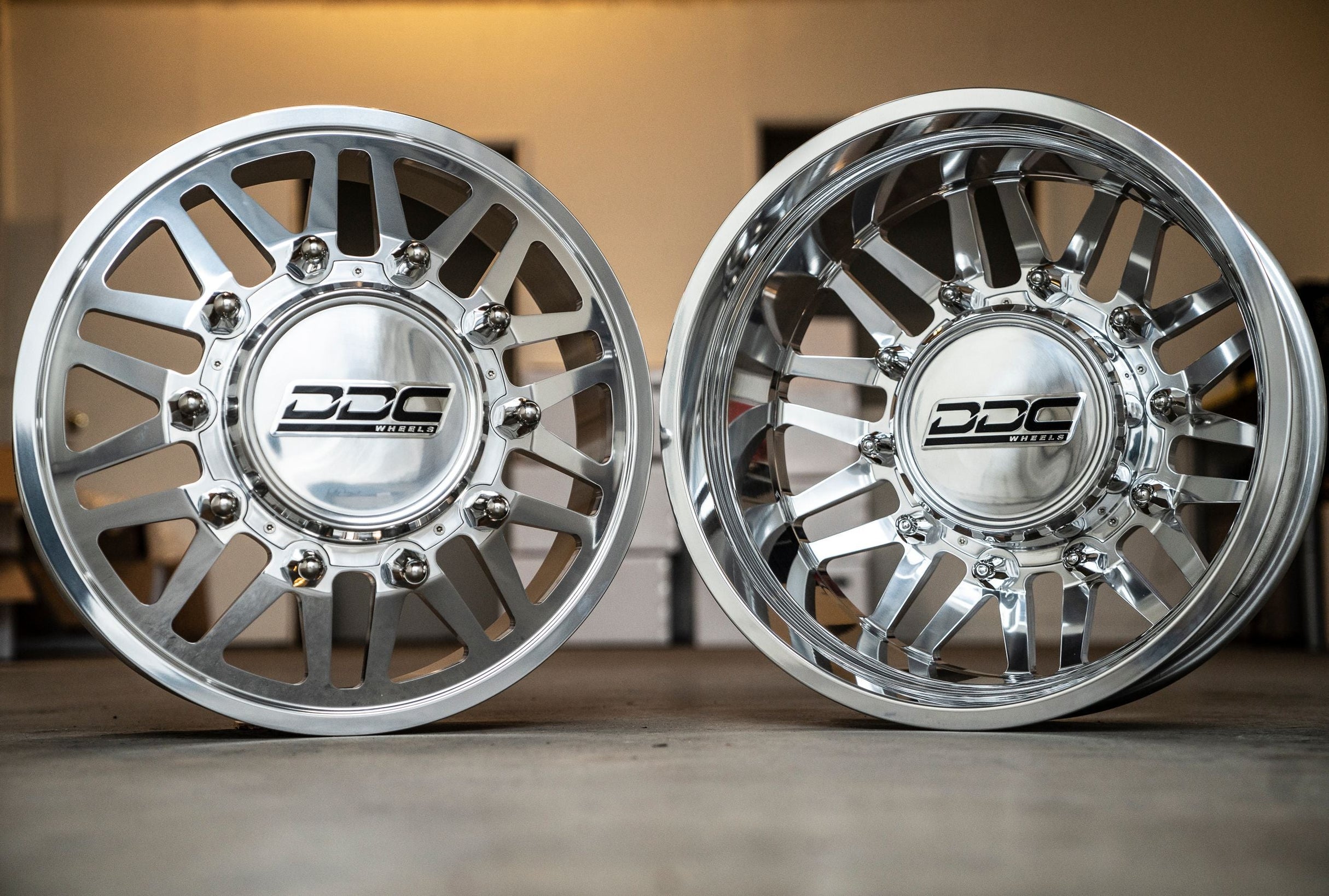 20" DDC Aftermath Polished Wheels — Dually Wheels Canada