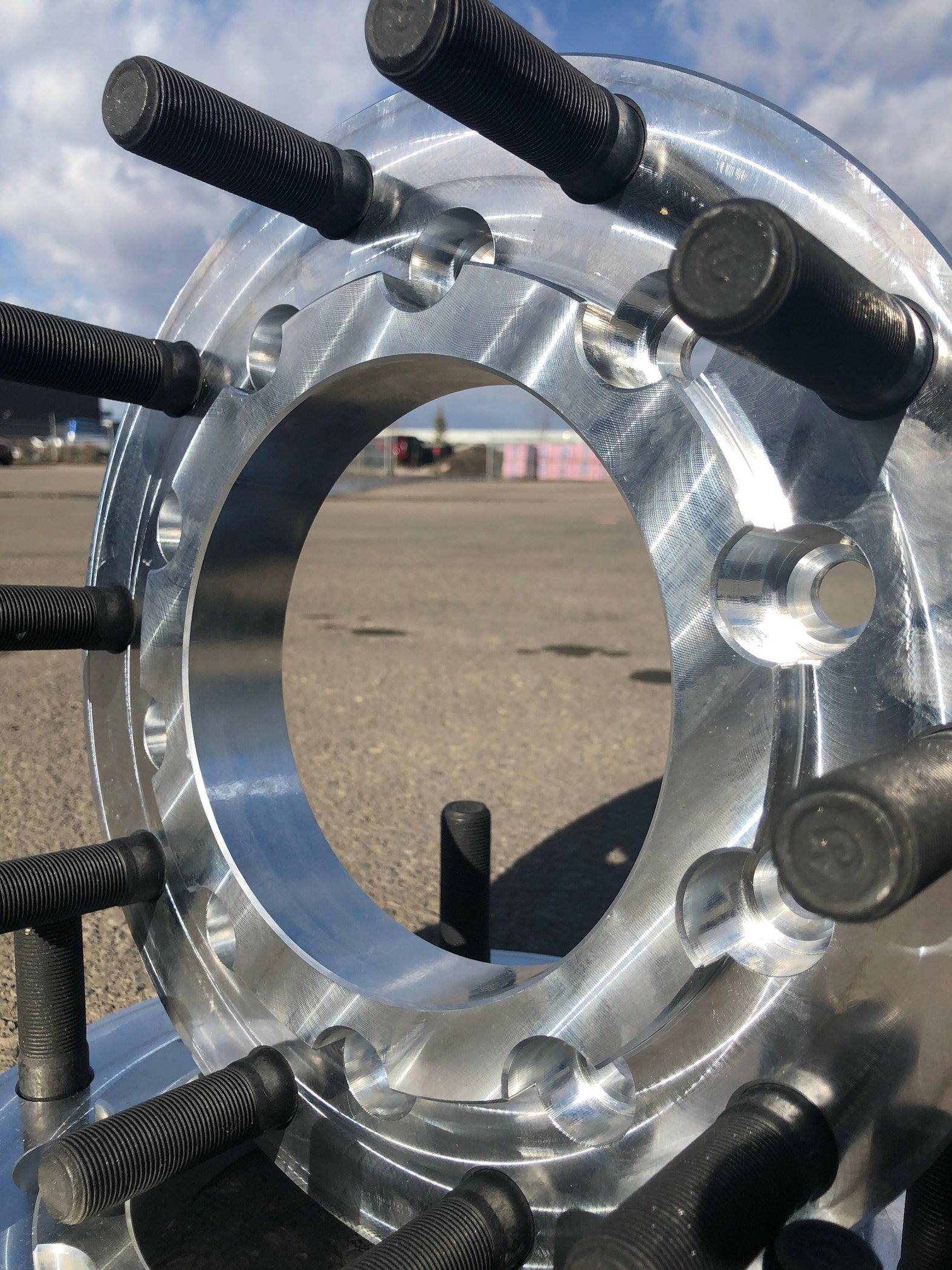 10-to-10 Lug Billet Aluminum Dually Wheel Adapters — Dually Wheels Canada