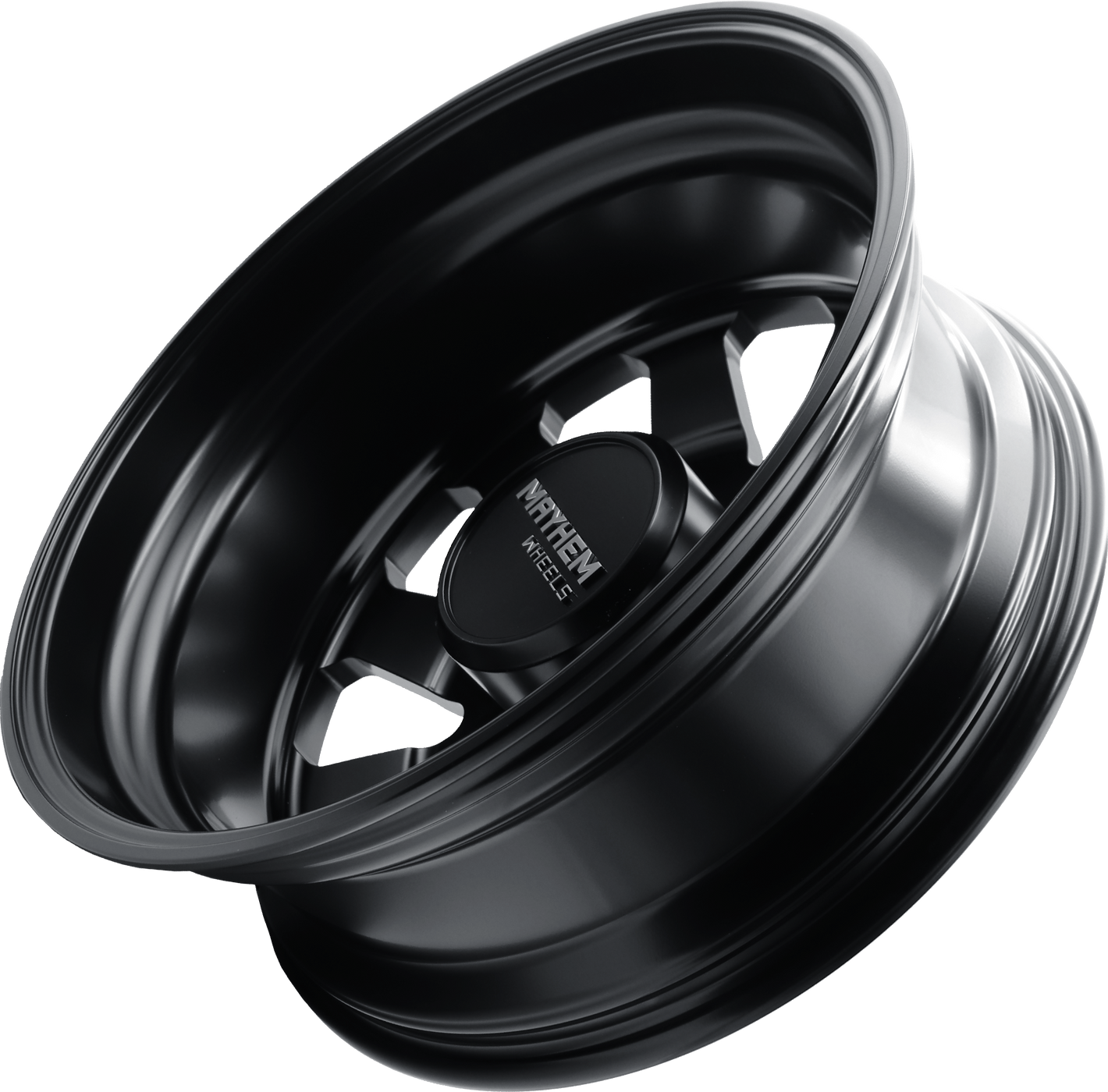 22" Mayhem Challenger 8181 10x225 Matte Black Dually Wheels — Dually ...