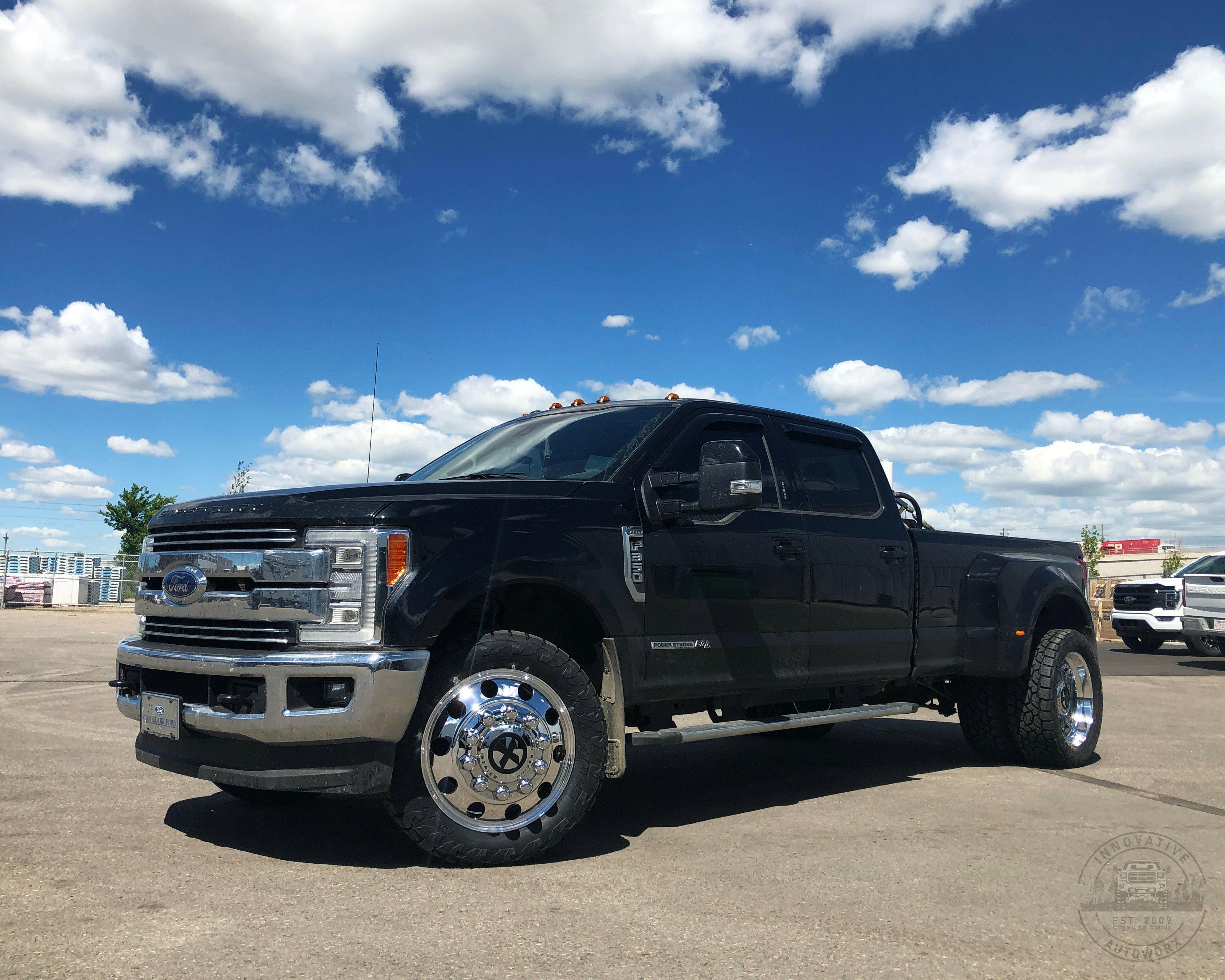 22"/22.5" ATX AO200 Polished Dually Wheels — Dually Wheels Canada