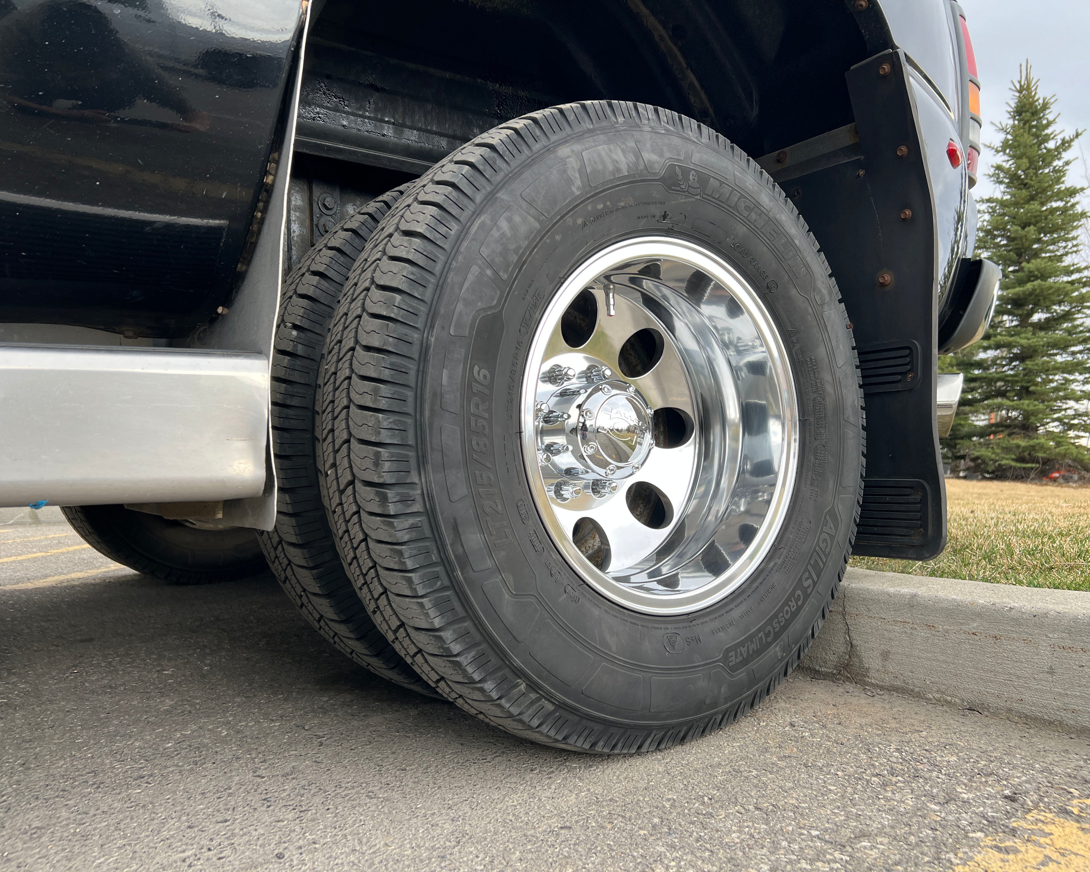 16" Ion 167 Polished Wheels - Durable & Stylish Dually Rims — Dually ...