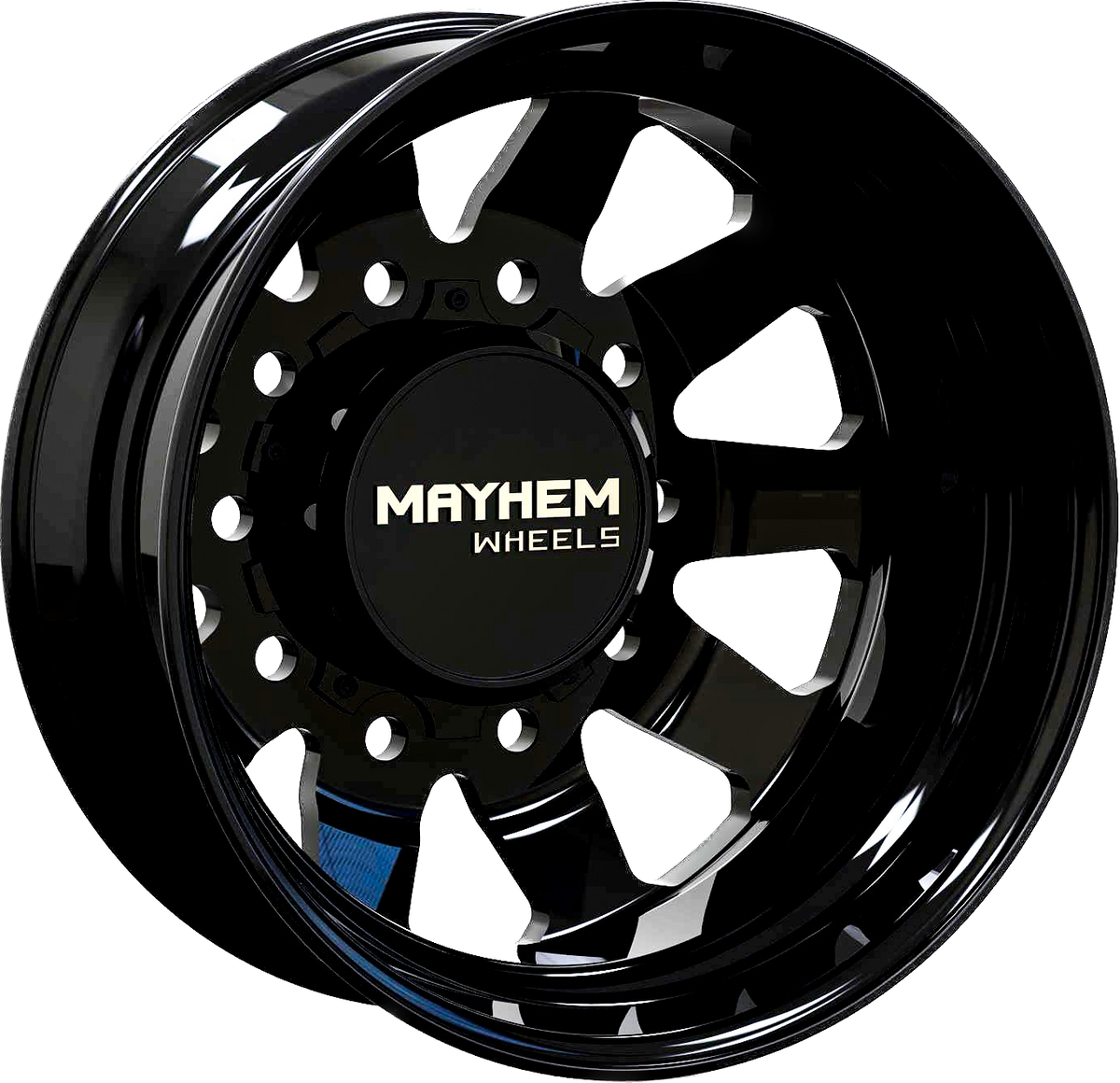22" 8181 10x285 Mayhem Challenger Dually Wheels — Dually Wheels Canada