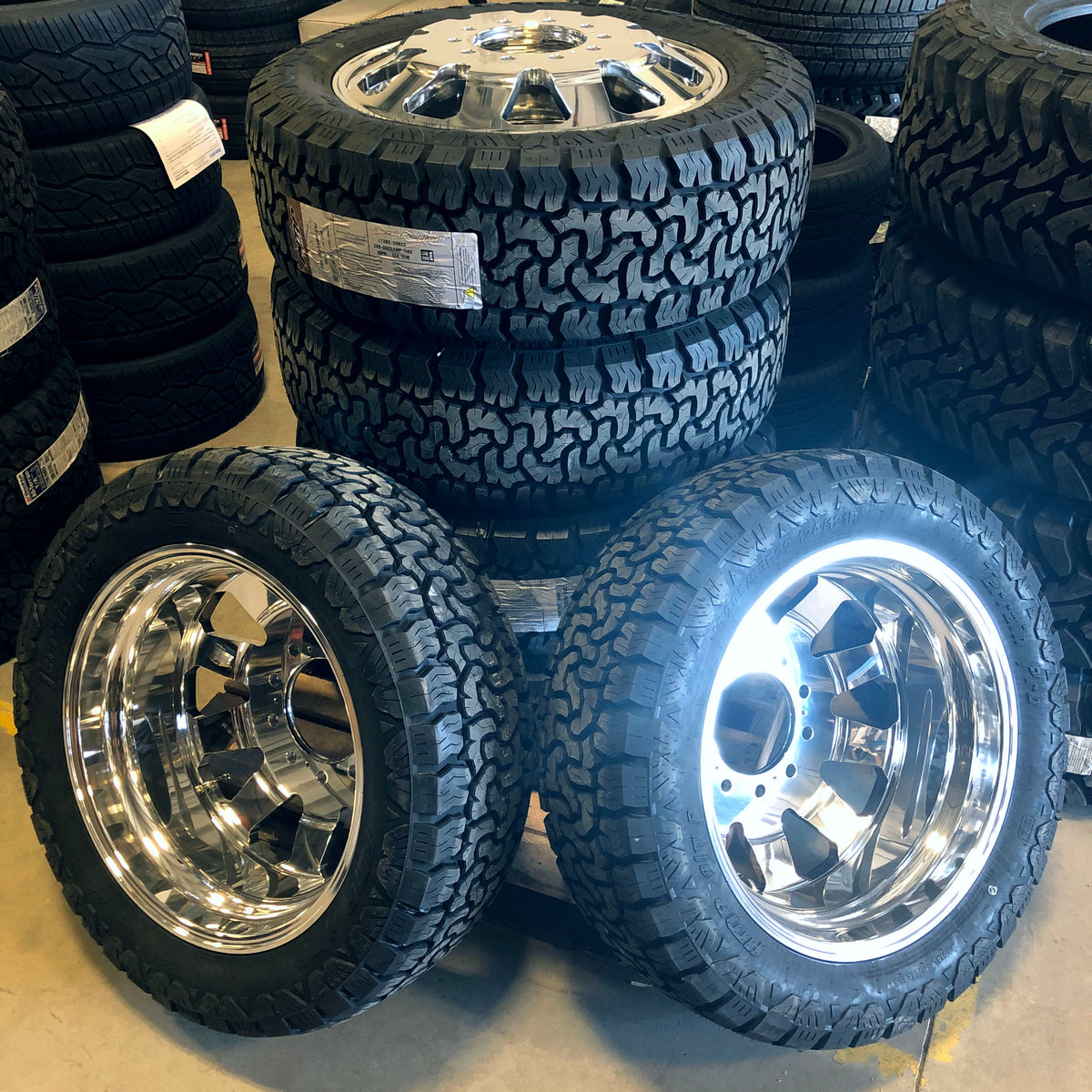 Mount & Balance Dually Wheel & Tire Package — Dually Wheels Canada