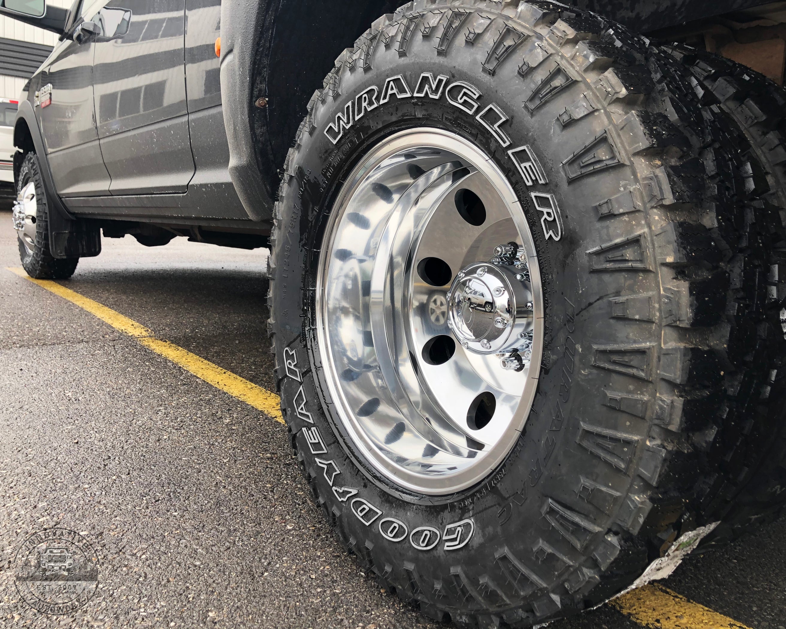 17" Ion 167 Polished Dually Wheels - Sleek & Durable Truck Rims ...