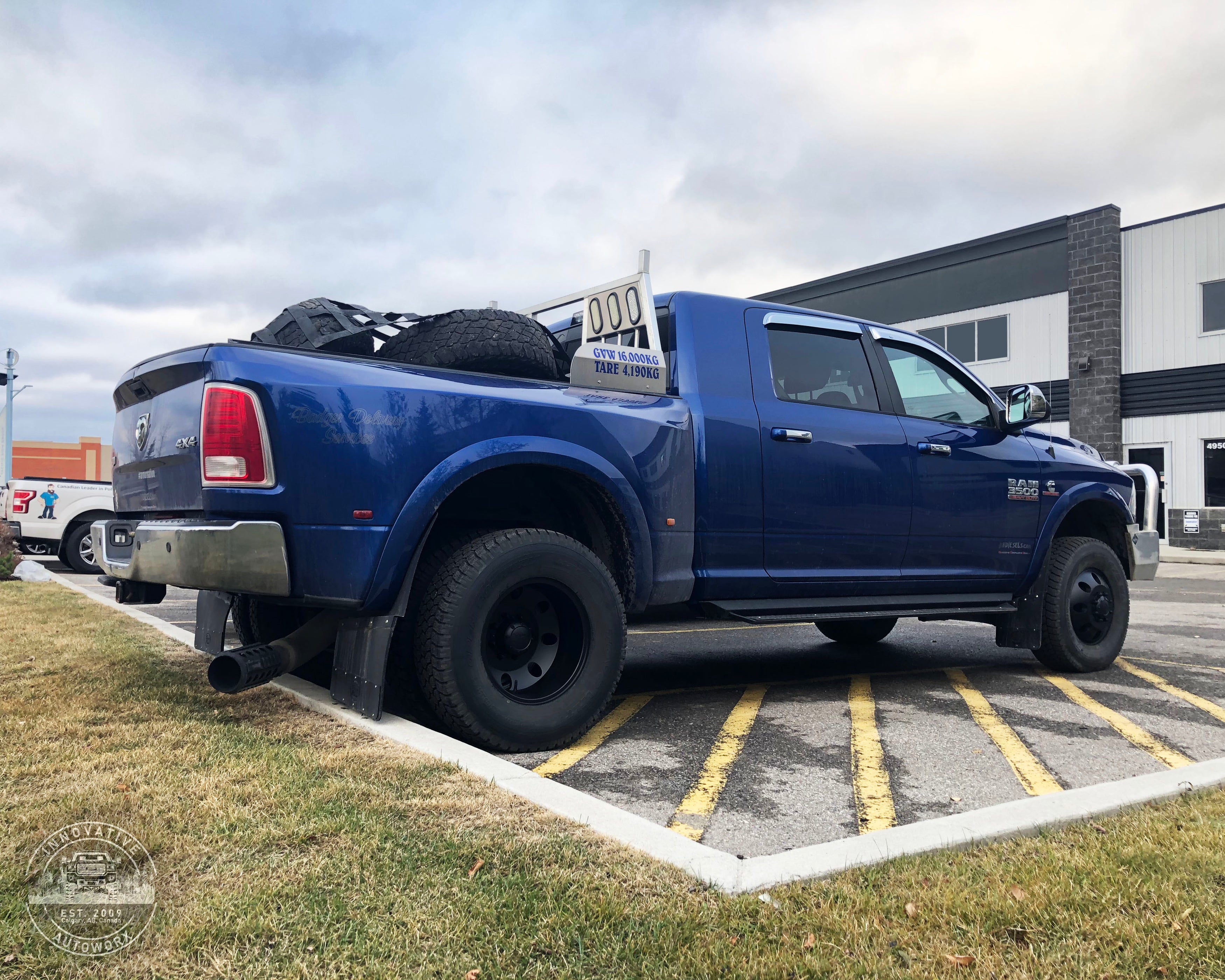 17" Ion 167 Matte Black Dually Wheels - Bold Style for Dually Trucks ...