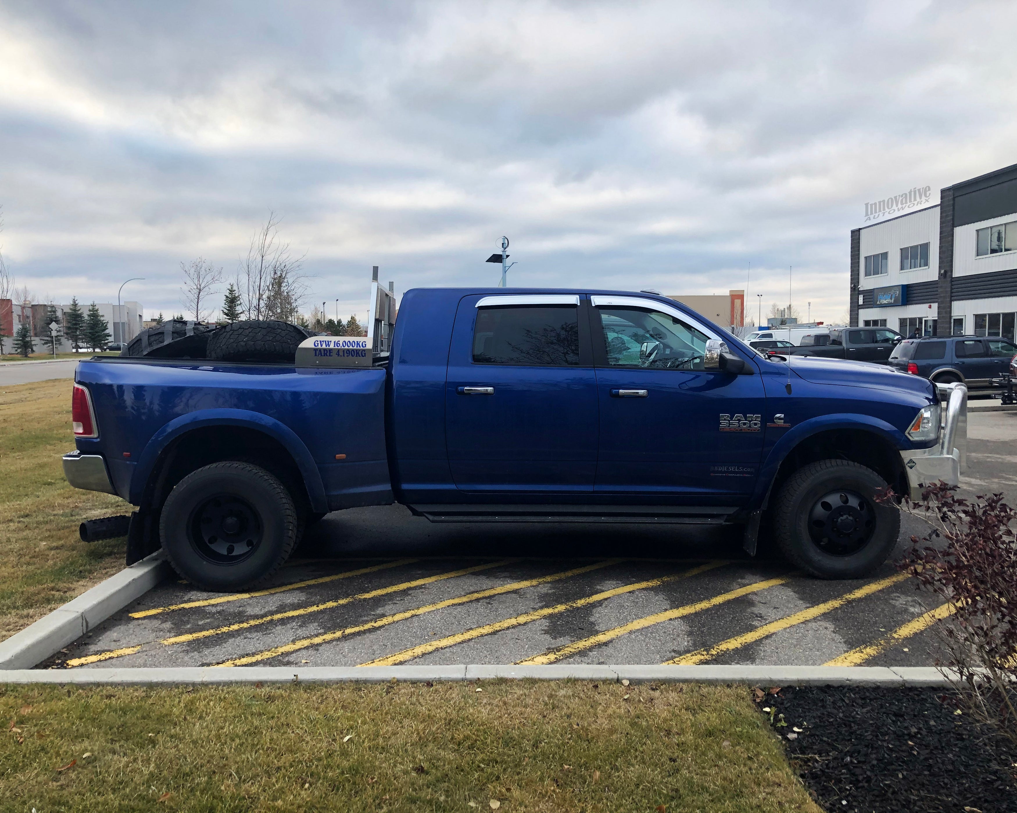 17" Ion 167 Matte Black Dually Wheels - Bold Style for Dually Trucks ...