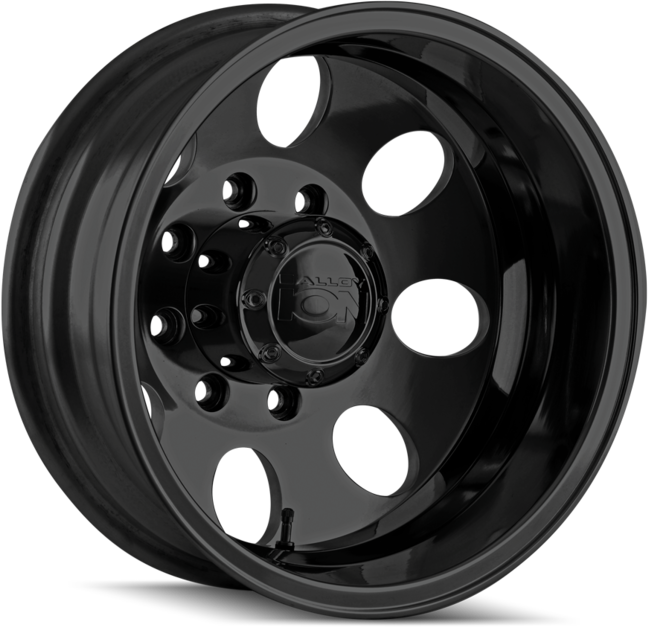 17" Ion 167 Matte Black Dually Wheels - Bold Style for Dually Trucks ...