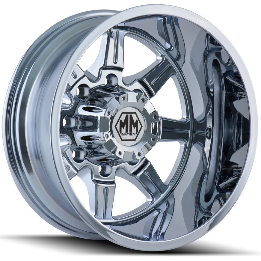 17" Mayhem Monstir 8101 Chrome Dually Wheels — Dually Wheels Canada