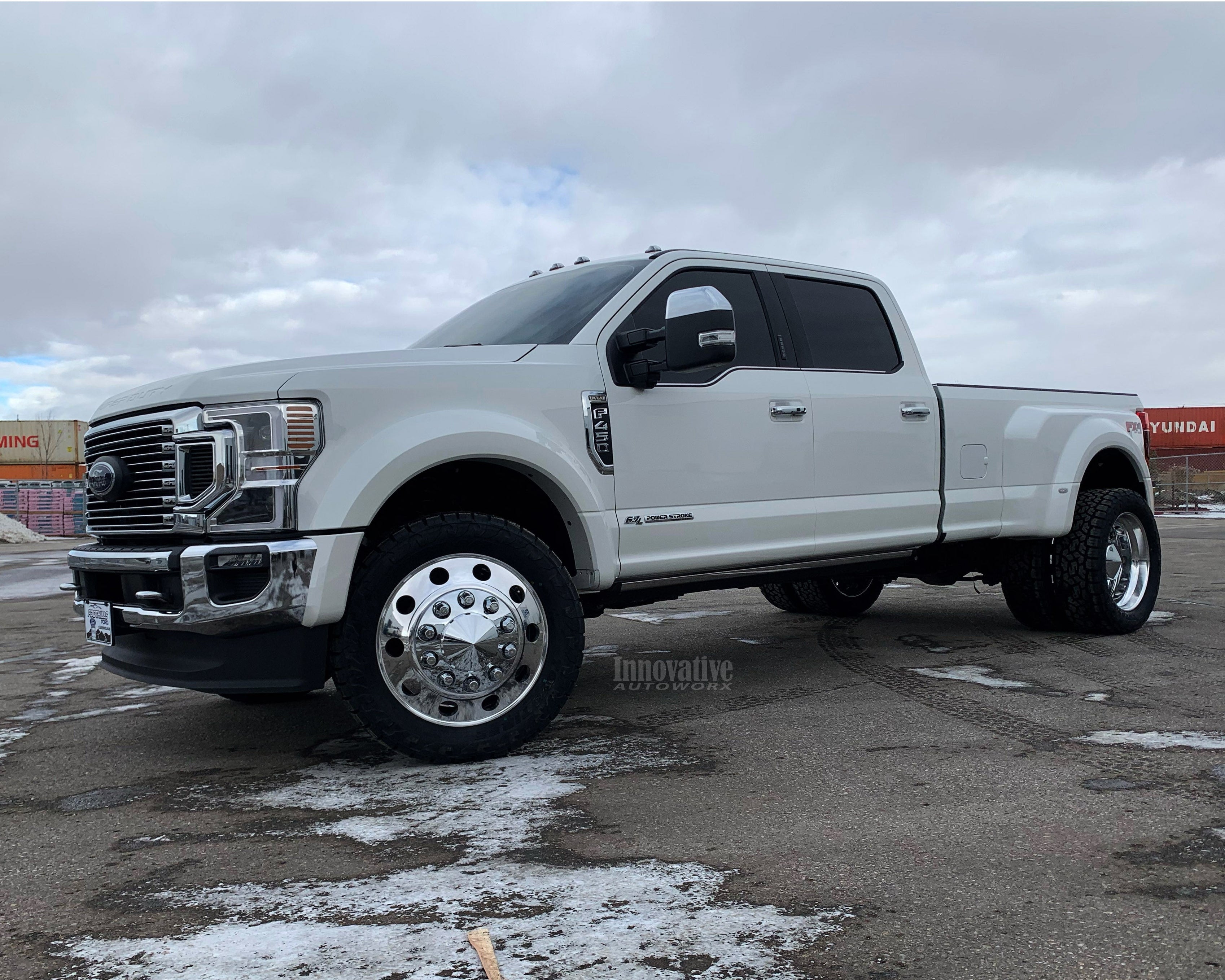 22"/22.5" Alcoa Polished Dually Wheels — Dually Wheels Canada