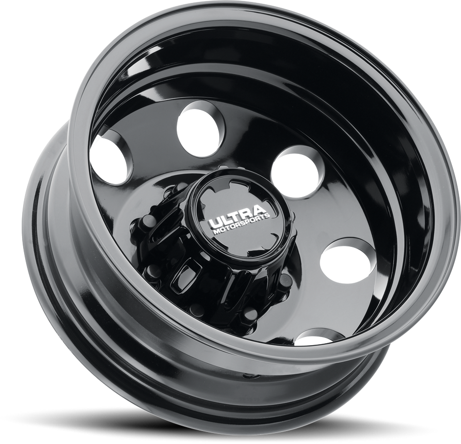 16" Ultra Motorsports 002 Modular Gloss Black Dually Wheels — Dually ...